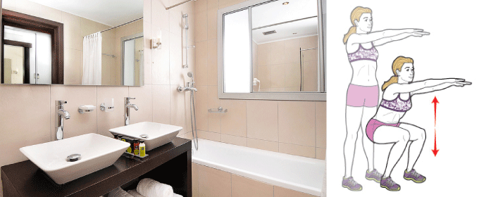 19 easy exercises for the person that can't be bothered - Expert Home Tips